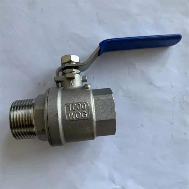 百航泵阀 内外螺纹球阀 Q11F-10P不锈钢耐腐蚀抗冲刷