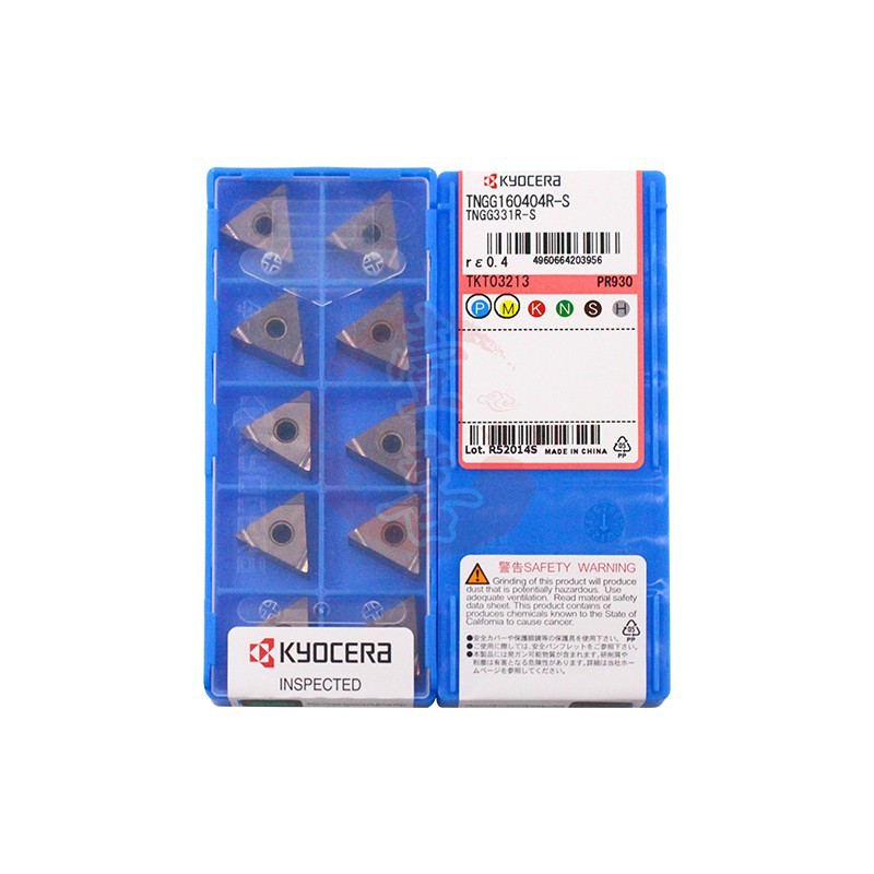 日本京瓷刀片加床加工TNGG160404R-S KX405 PR1125 PR1535 PV720