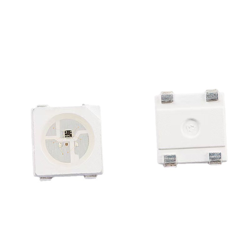 高亮sk6812/ws2812内置IC芯片3528幻彩RGB灯珠单点单控四pin脚5v联合恒一