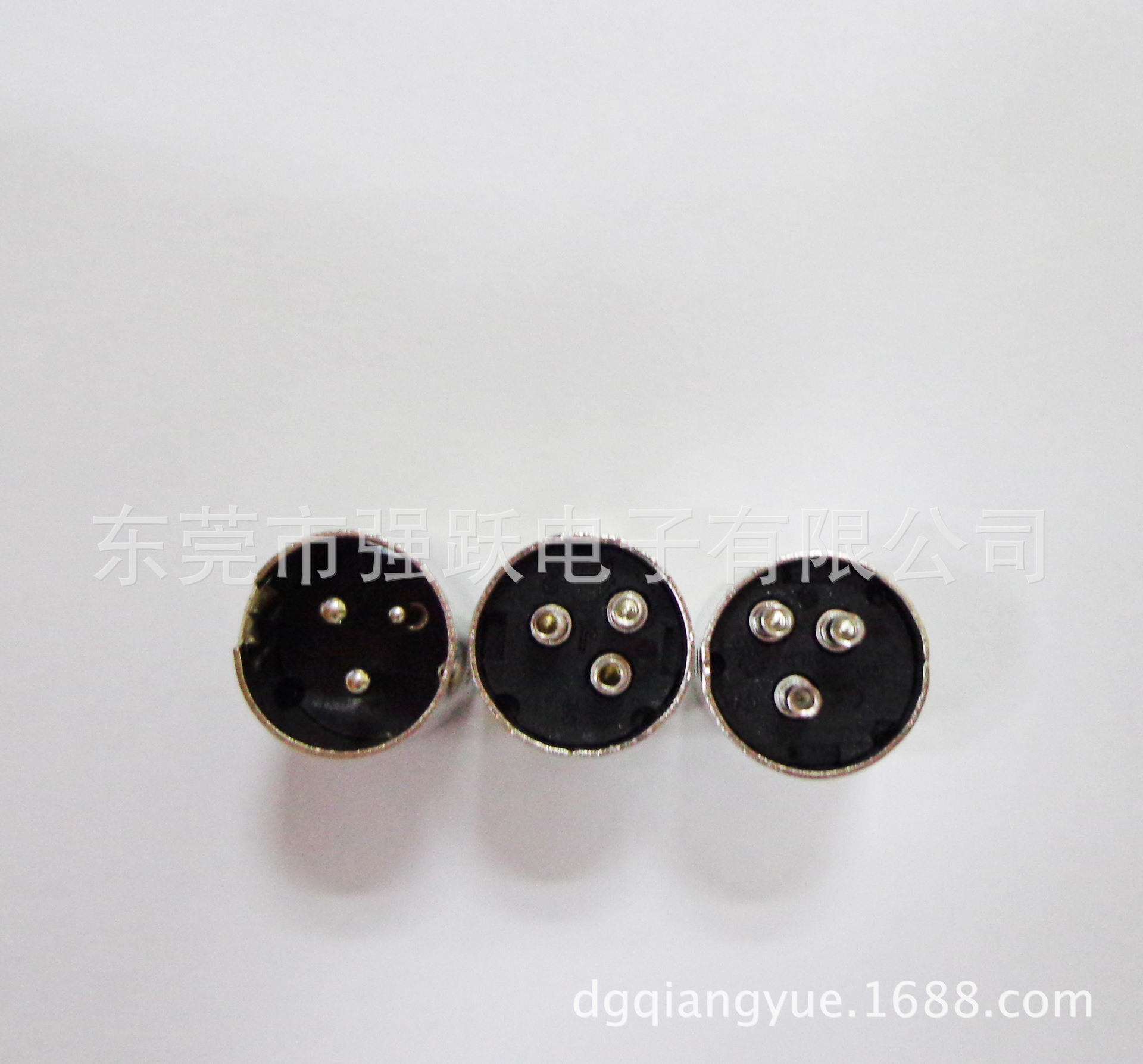 MINIDIN3PIN两粗一细标签机插头连接器插头中3P公头插座