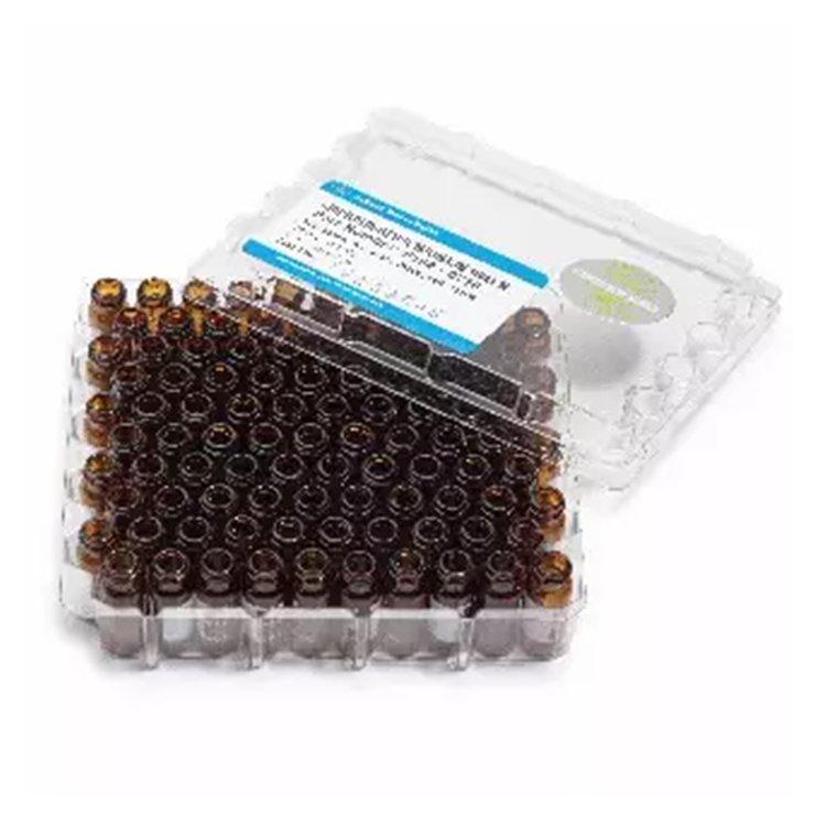 安捷伦5182-0558套件 2ml螺口棕色样品瓶 绿色盖 硅橡胶隔垫